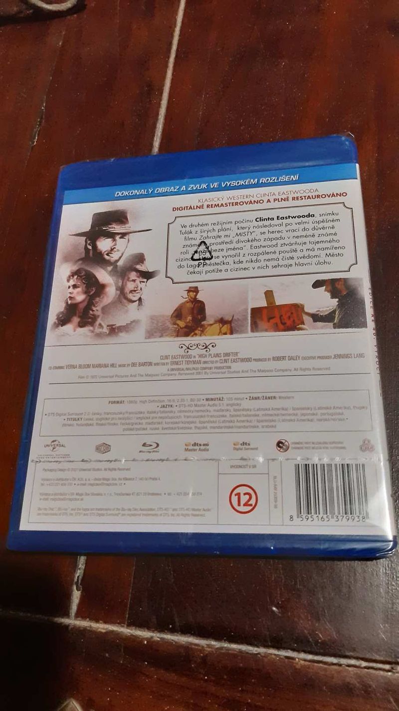 Fennsíkok csavargója (Clint Eastwood), külföldi kiadású szinkronos Blu ...